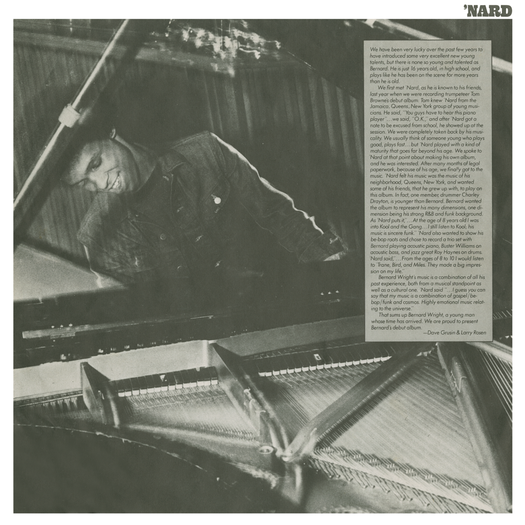 Bernard Wright – ‘Nard | Vinyl Album Covers.com